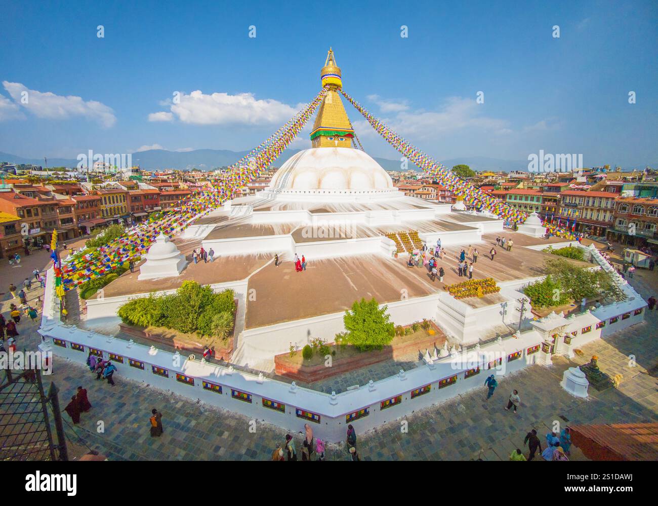 Kathmandu, Nepal - The touristic capital of Nepal in the Himalayas area ...