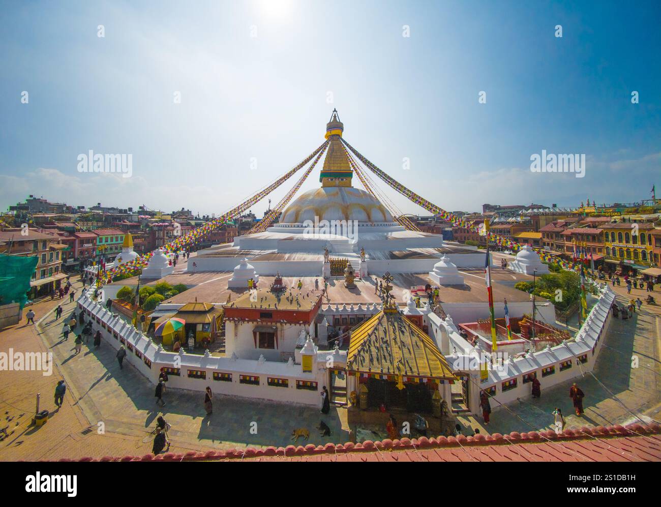 Kathmandu, Nepal - The touristic capital of Nepal in the Himalayas area ...