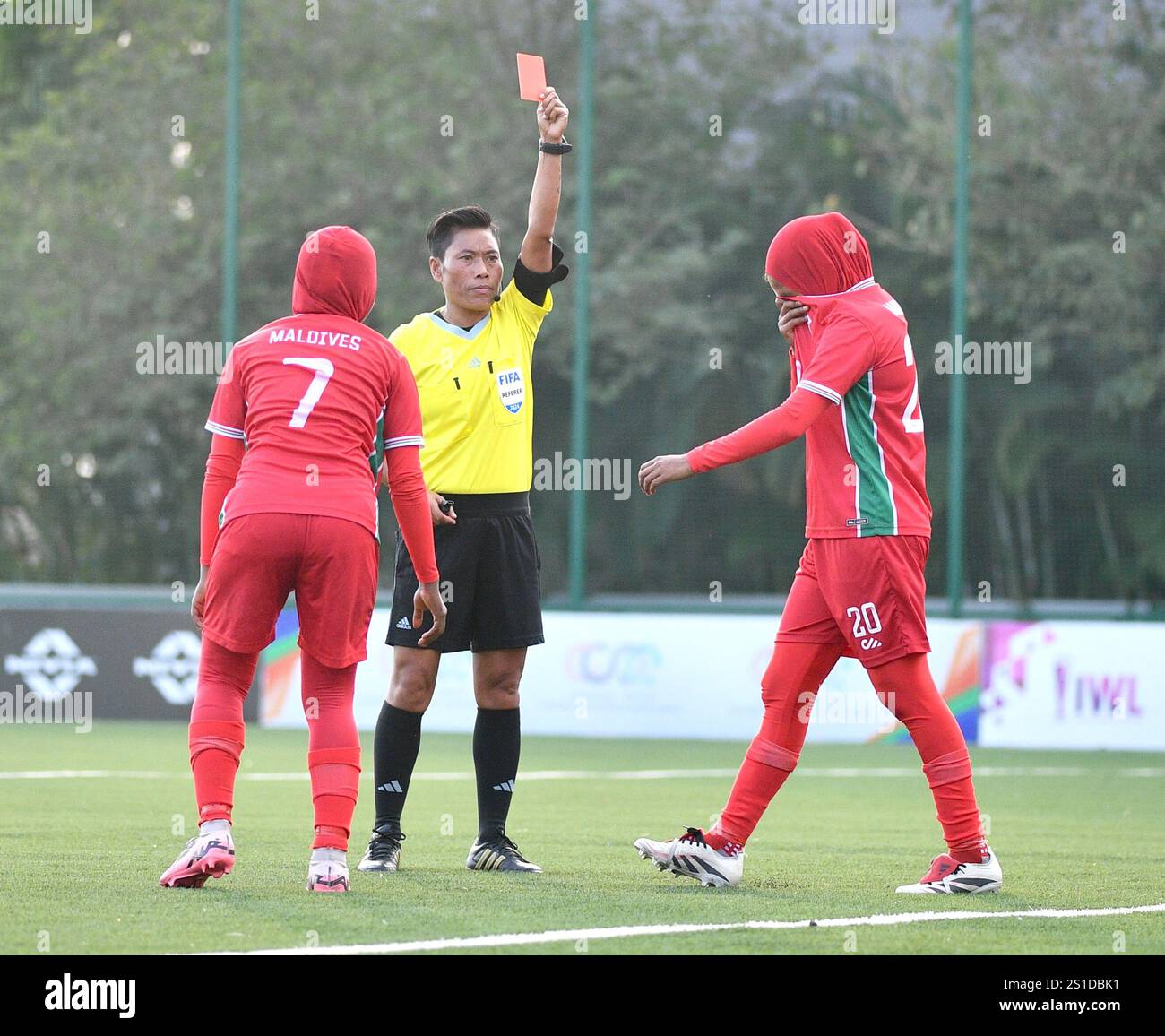 Bengaluru, India. 2nd Jan, 2025. The Indian women's football team ...