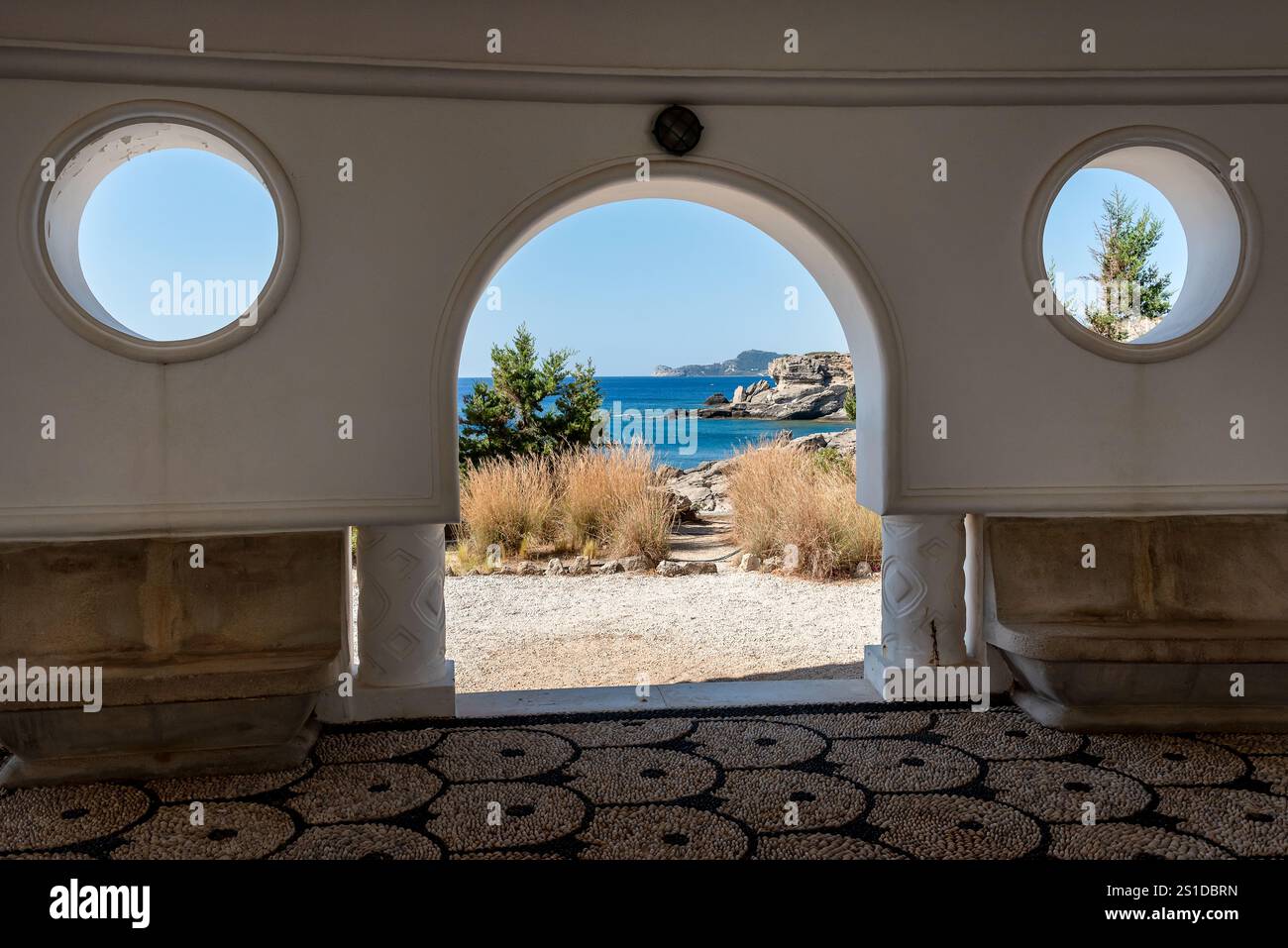 The beautiful buildings at Kallithea Springs constructed in the 1930s ...