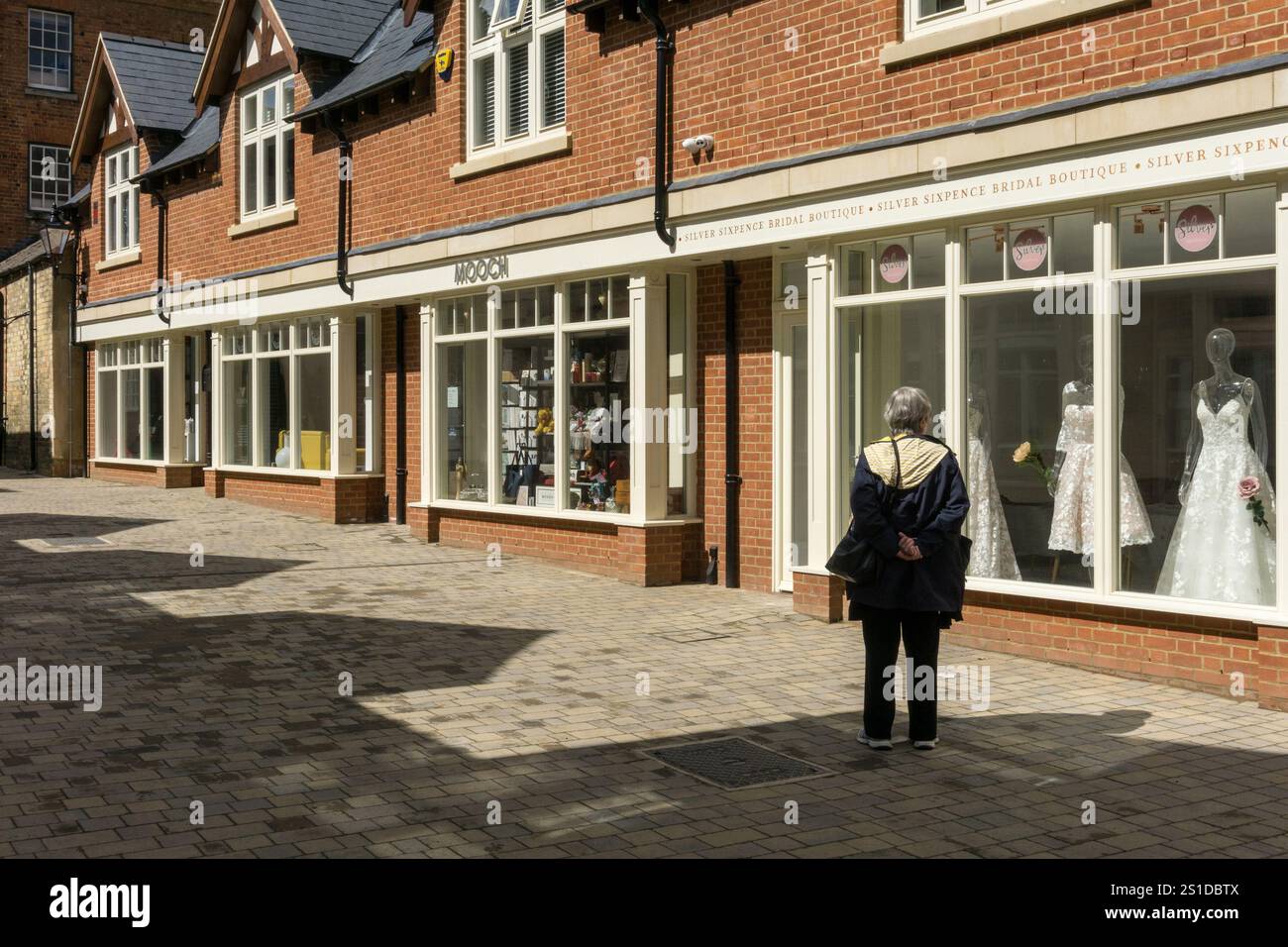 Whittons Lane, a small shopping precinct just off the High Street, Town ...