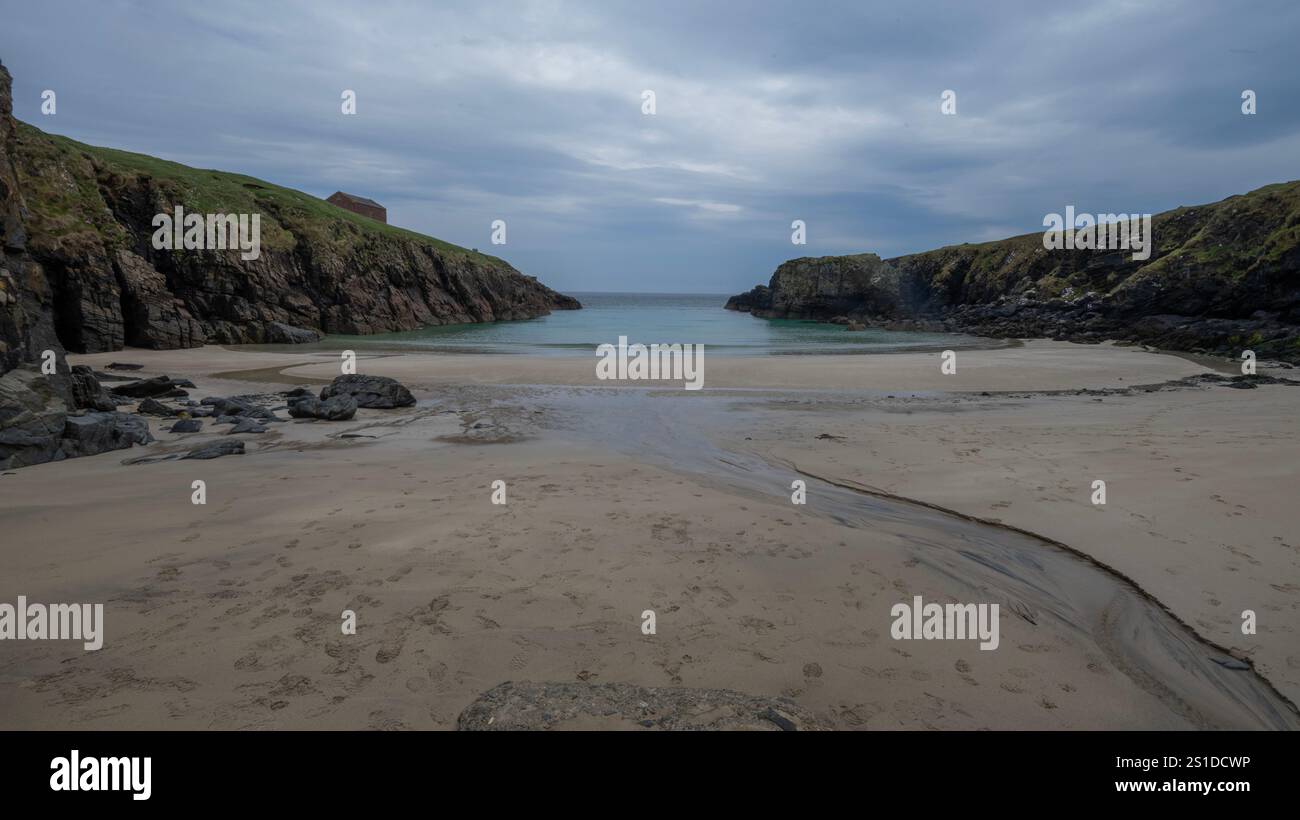 Port Stoth scenic beach, Butt of Lewis, Isle of Lewis, Western Isles ...