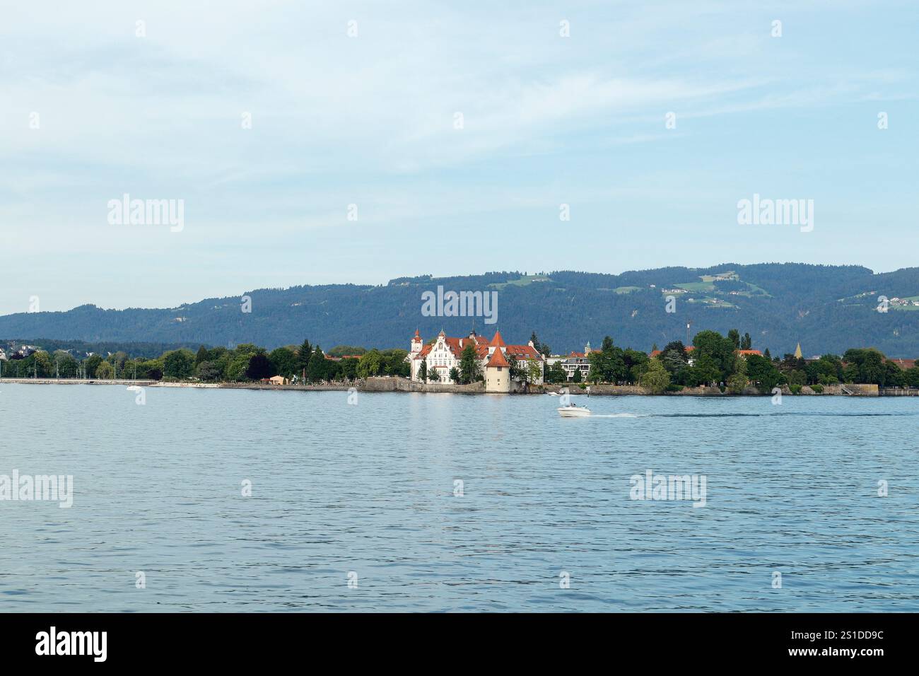 Boat trip on Lake Constance, Germany in summertime Stock Photo - Alamy