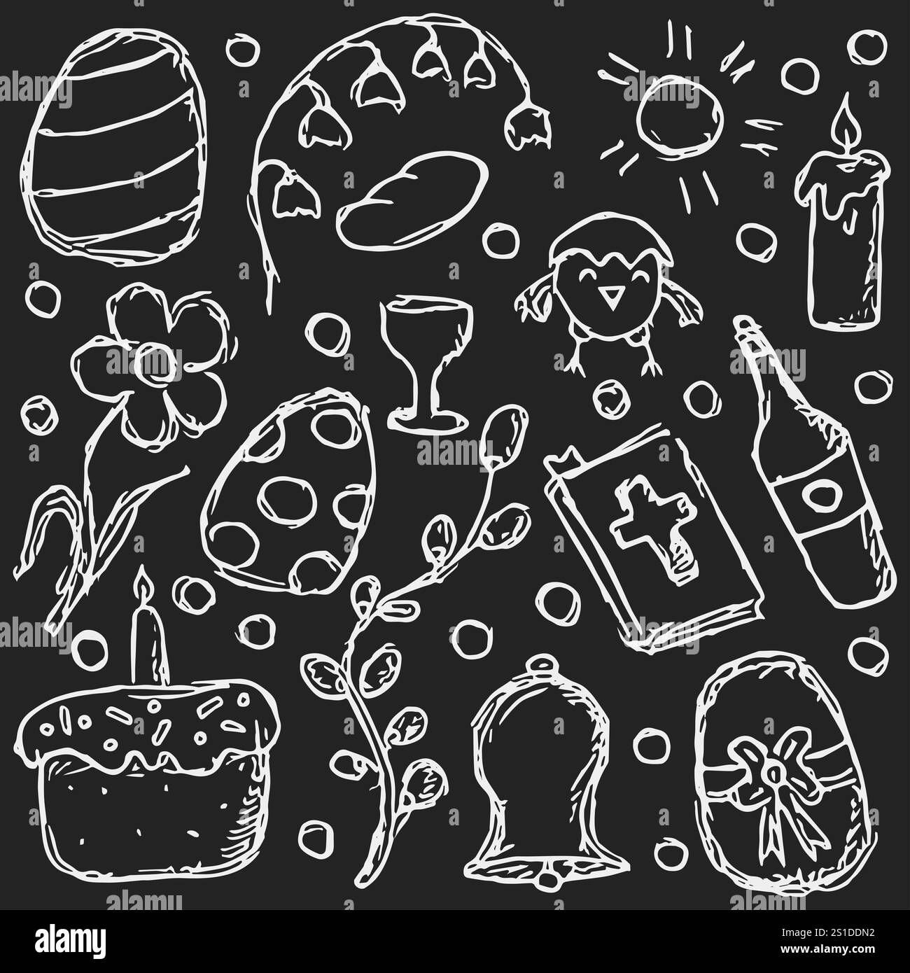 Creative easter decoration Black and White Stock Photos & Images - Alamy