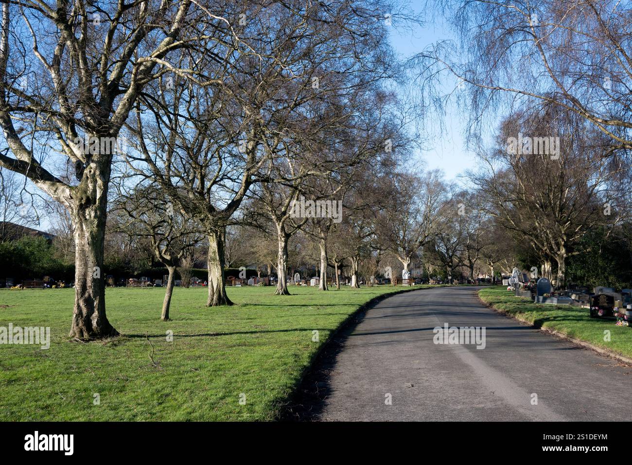 Quinton Cemetery, West Midlands, England, UK Stock Photo - Alamy