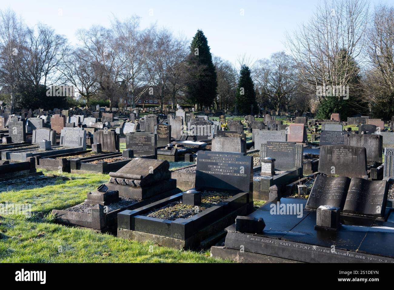 Quinton Cemetery, West Midlands, England, UK Stock Photo - Alamy