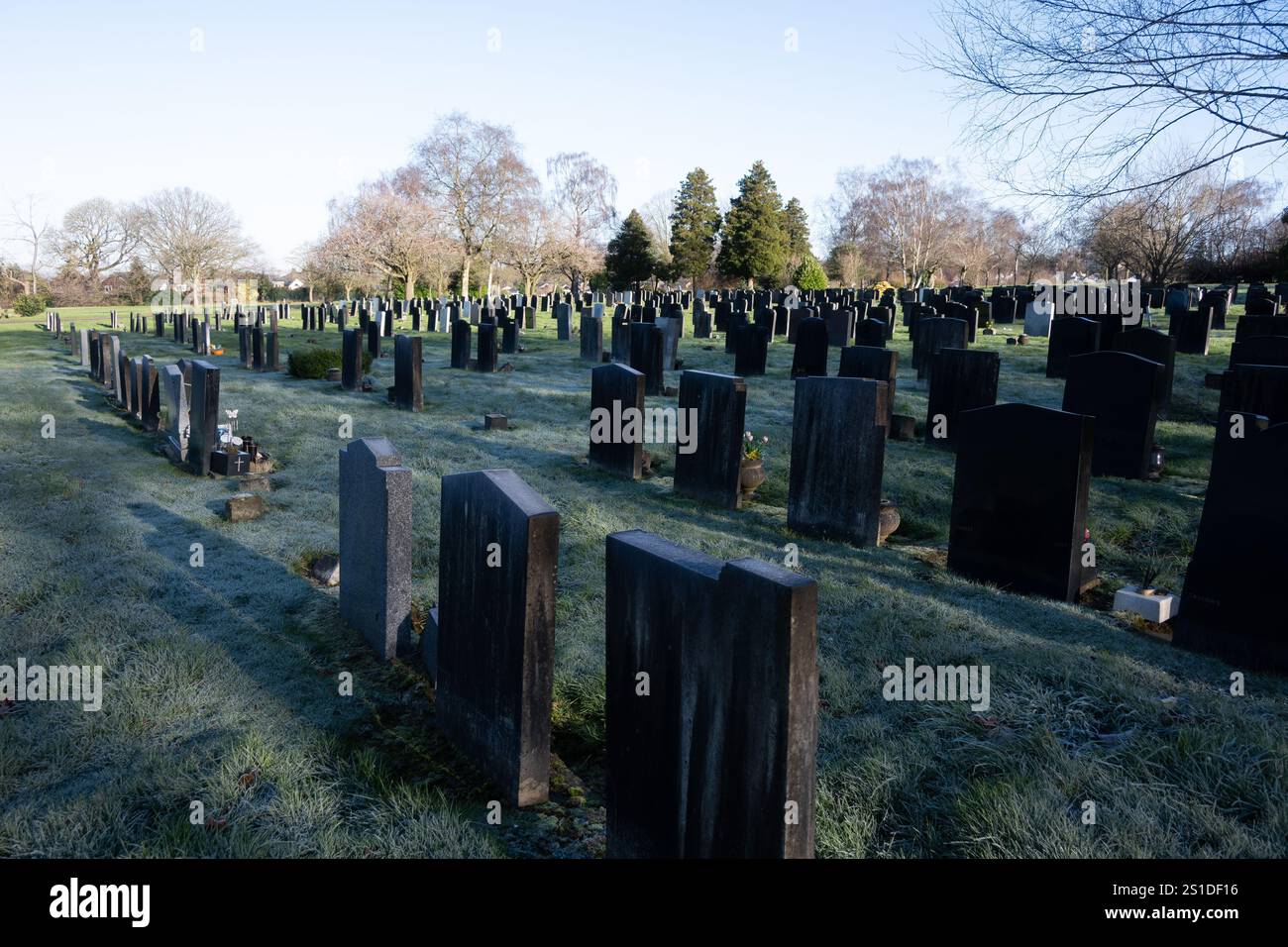 Quinton Cemetery, West Midlands, England, UK Stock Photo - Alamy