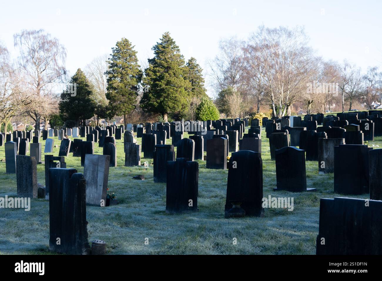 Quinton Cemetery, West Midlands, England, UK Stock Photo - Alamy