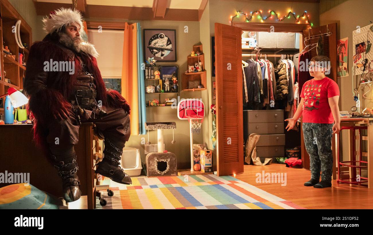 JACK BLACK in DEAR SANTA (2024), directed by BOBBY FARRELLY. Credit ...