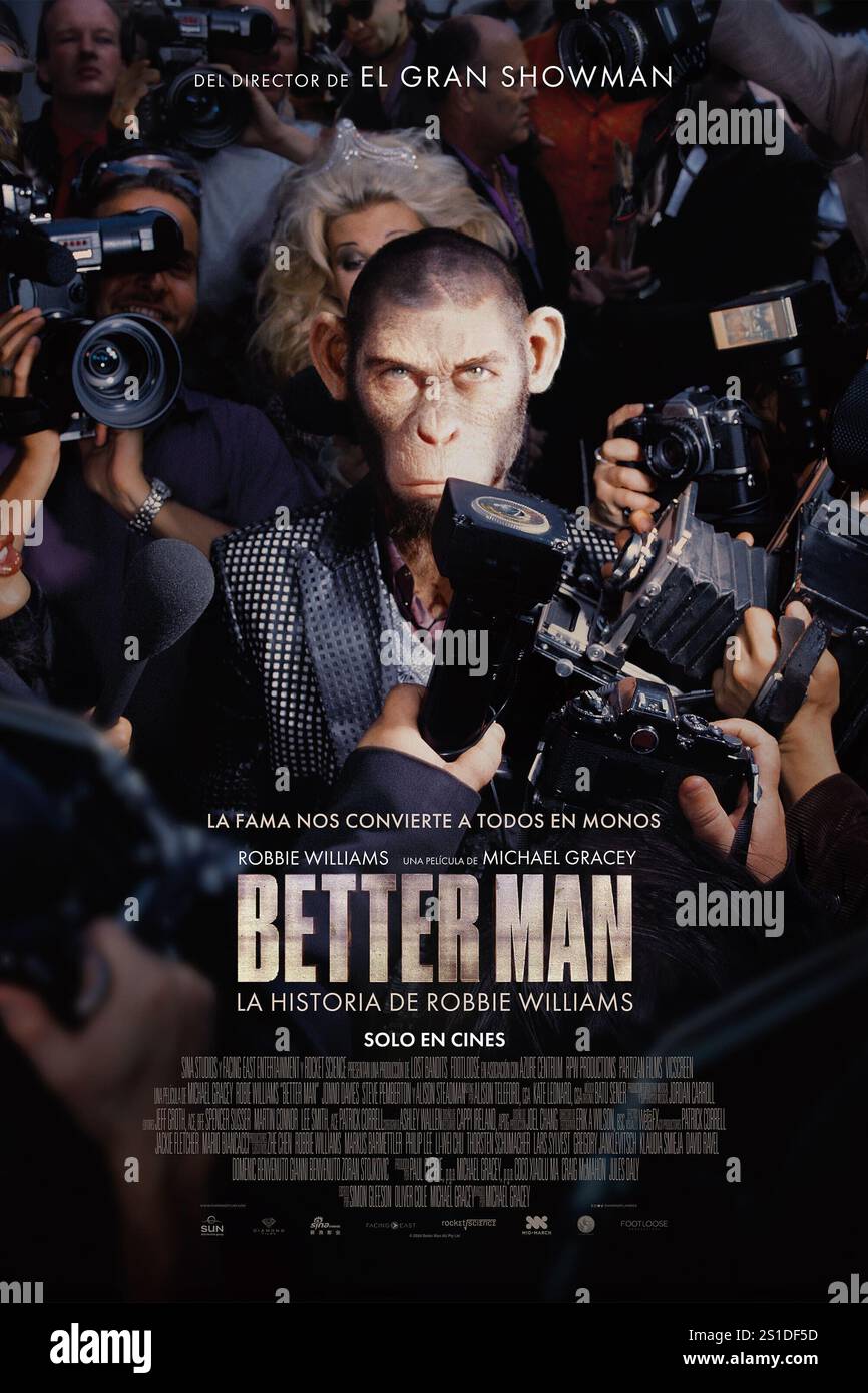 BETTER MAN (2024), directed by MICHAEL GRACEY. Credit: Sina Studios ...