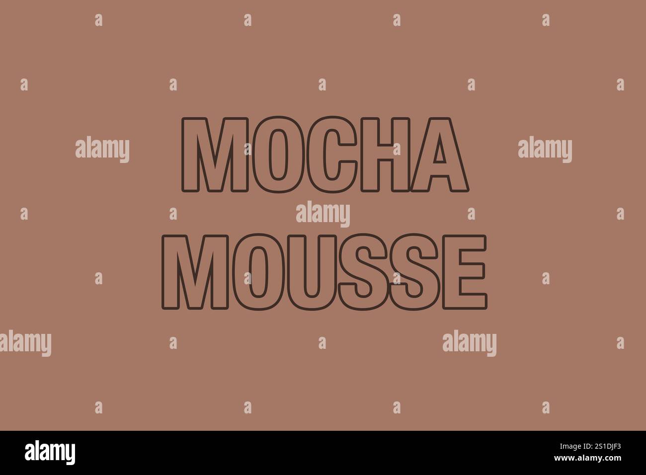 Mocha Mousse. Color of 2025. Highlighting Mocha and Mousse tones as the ...