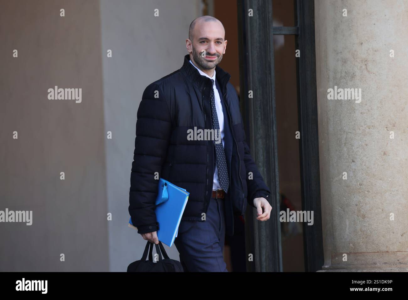 Benjamin Haddad, French Minister in charge of European Affairs, leaves ...