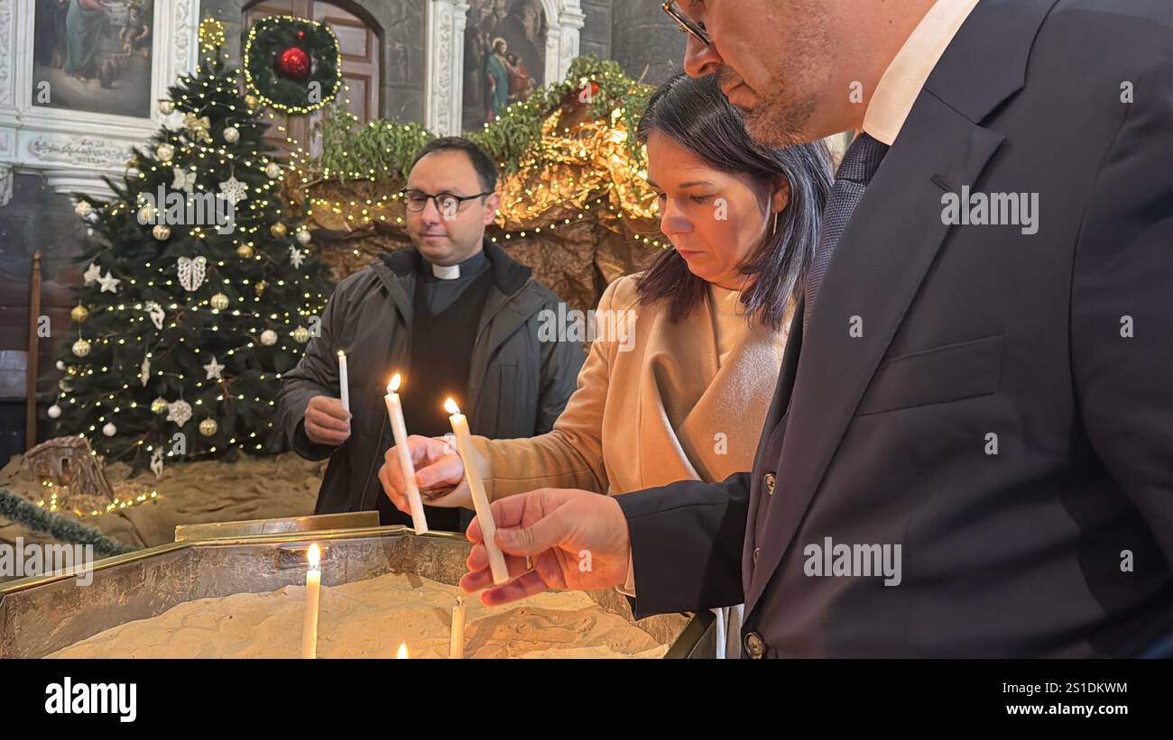 Damaskus, Syria. 03rd Jan, 2025. Foreign Minister Annalena Baerbock ...