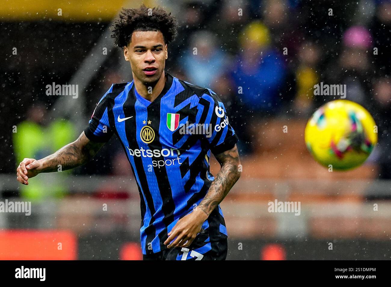 Inter Milan's Tajon Buchanan during the Italy Cup Frecciarossa soccer ...