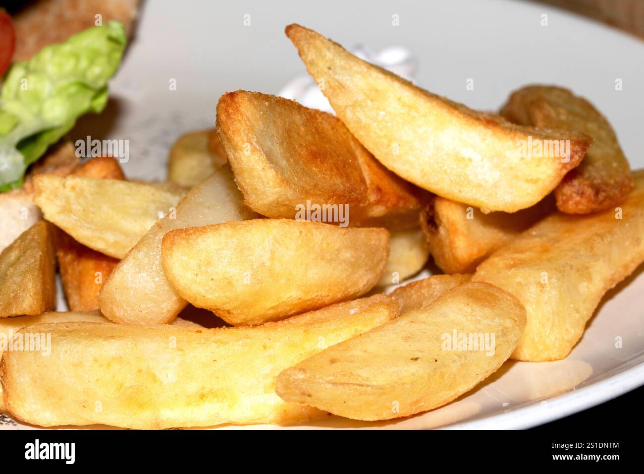 Large plate potato chips on hi-res stock photography and images - Alamy