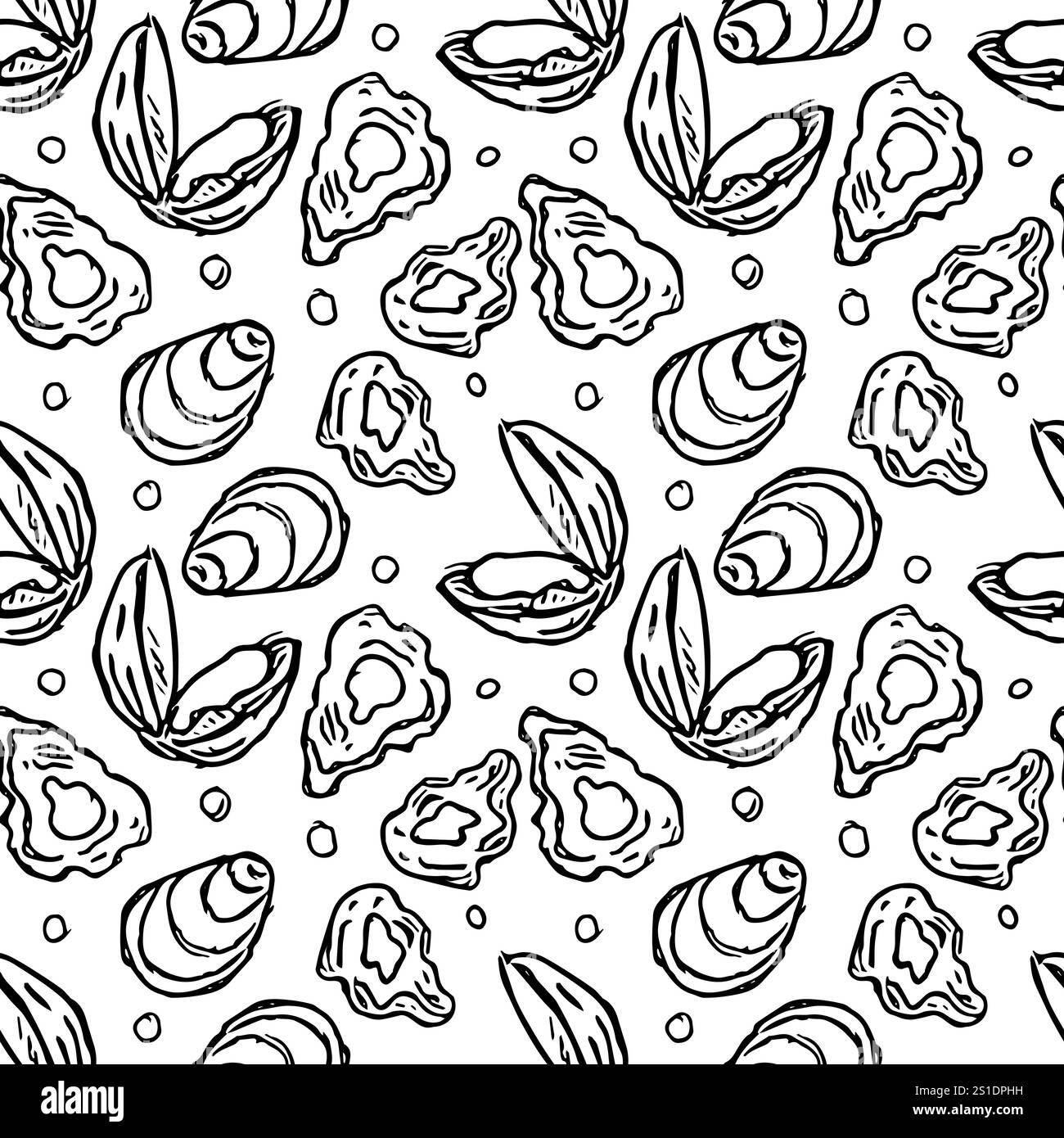 Crab pattern seamless ocean Cut Out Stock Images & Pictures - Alamy