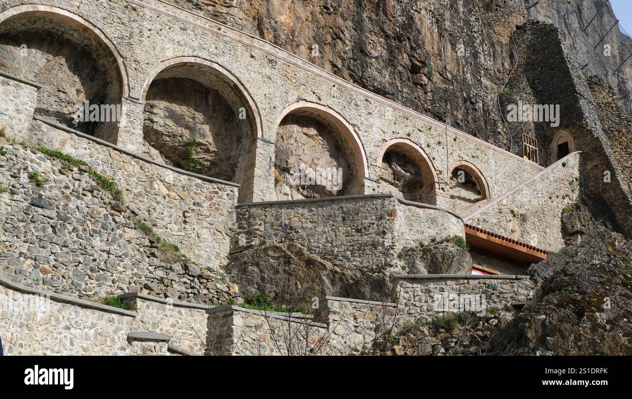 Sumela Monastery was a Greek Orthodox monastery in Turkey Stock Photo ...