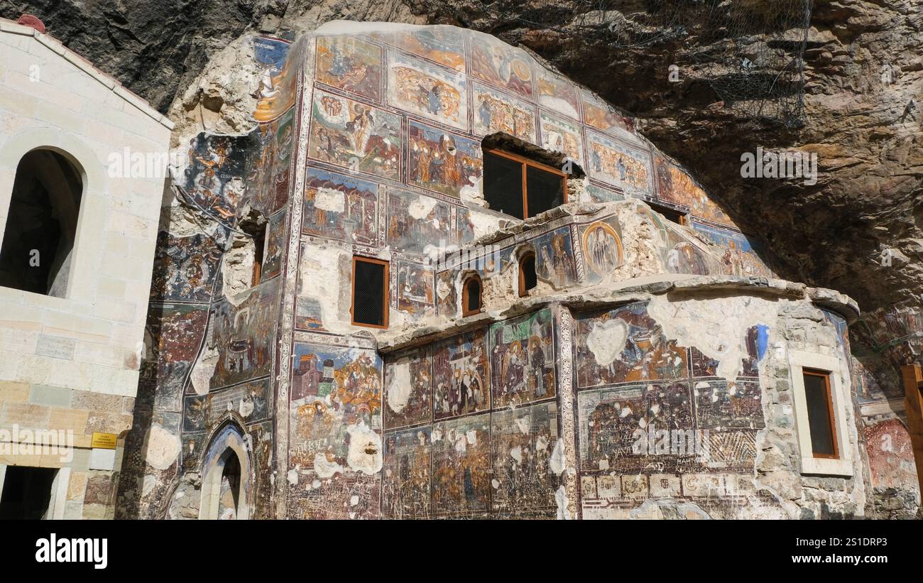 Sumela Monastery was a Greek Orthodox monastery in Turkey Stock Photo ...