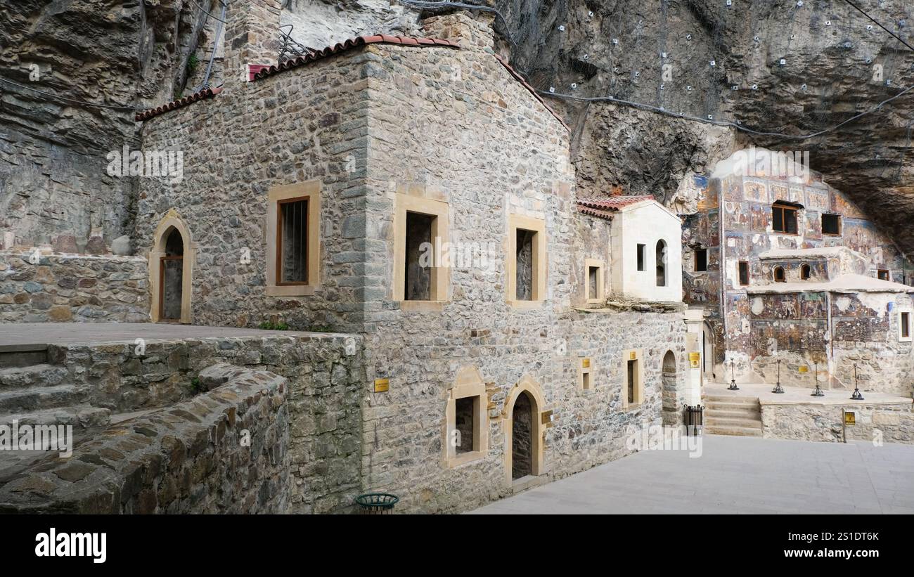 Sumela Monastery was a Greek Orthodox monastery in Turkey Stock Photo ...
