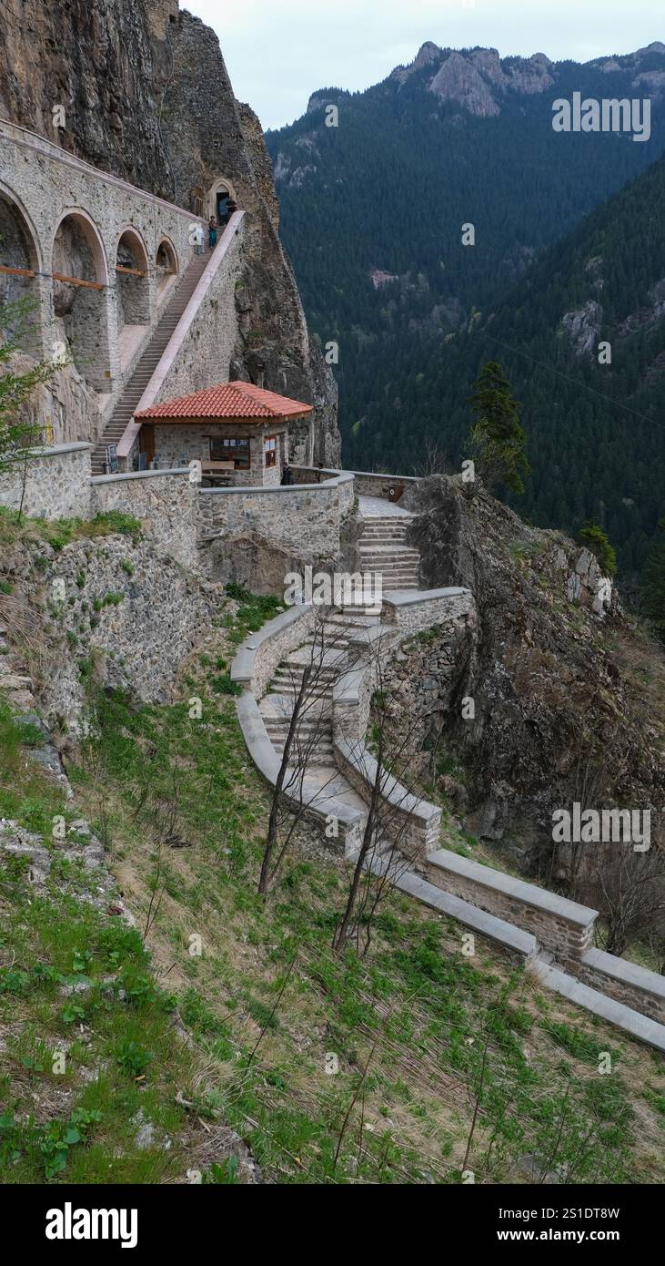 Sumela Monastery was a Greek Orthodox monastery in Turkey Stock Photo ...