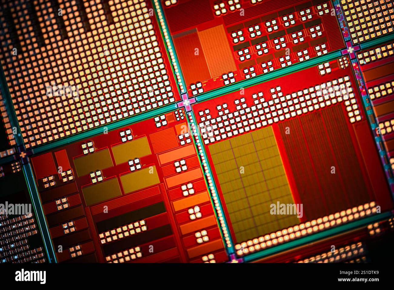 Silicon semiconductor wafer close-up. In electronics, a wafer also ...
