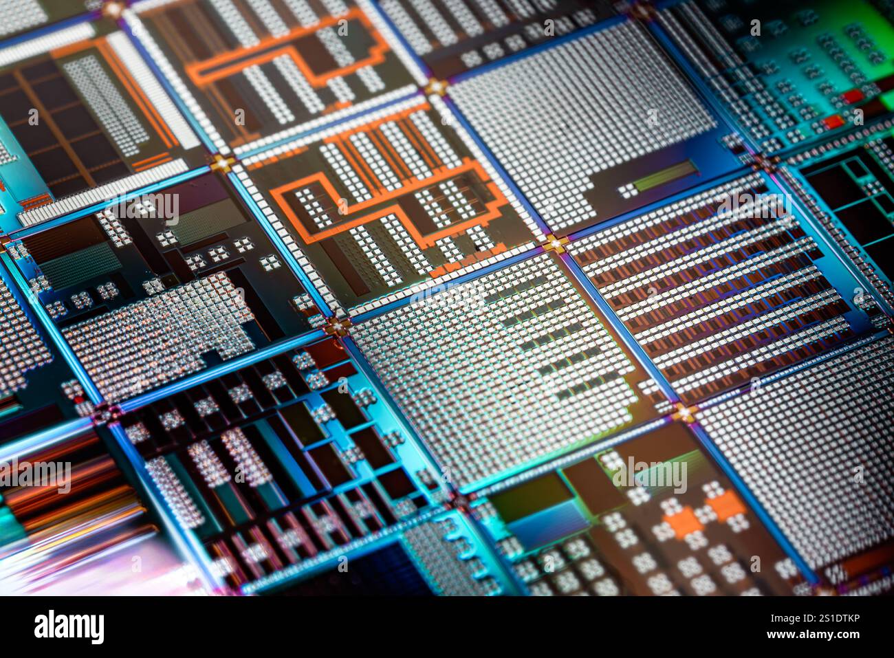 Silicon semiconductor wafer close-up. In electronics, a wafer also ...