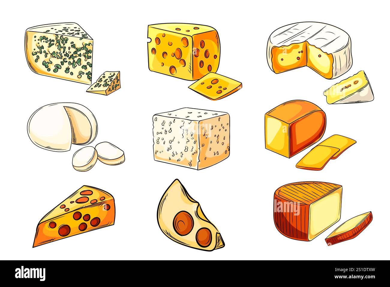 The swiss recipe Stock Vector Images - Alamy