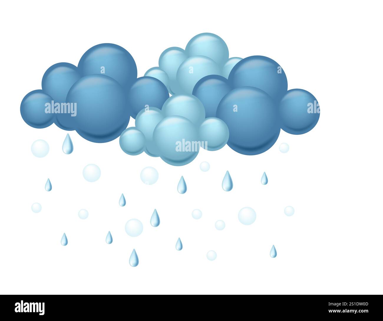 Rainy day emotions Stock Vector Images - Alamy