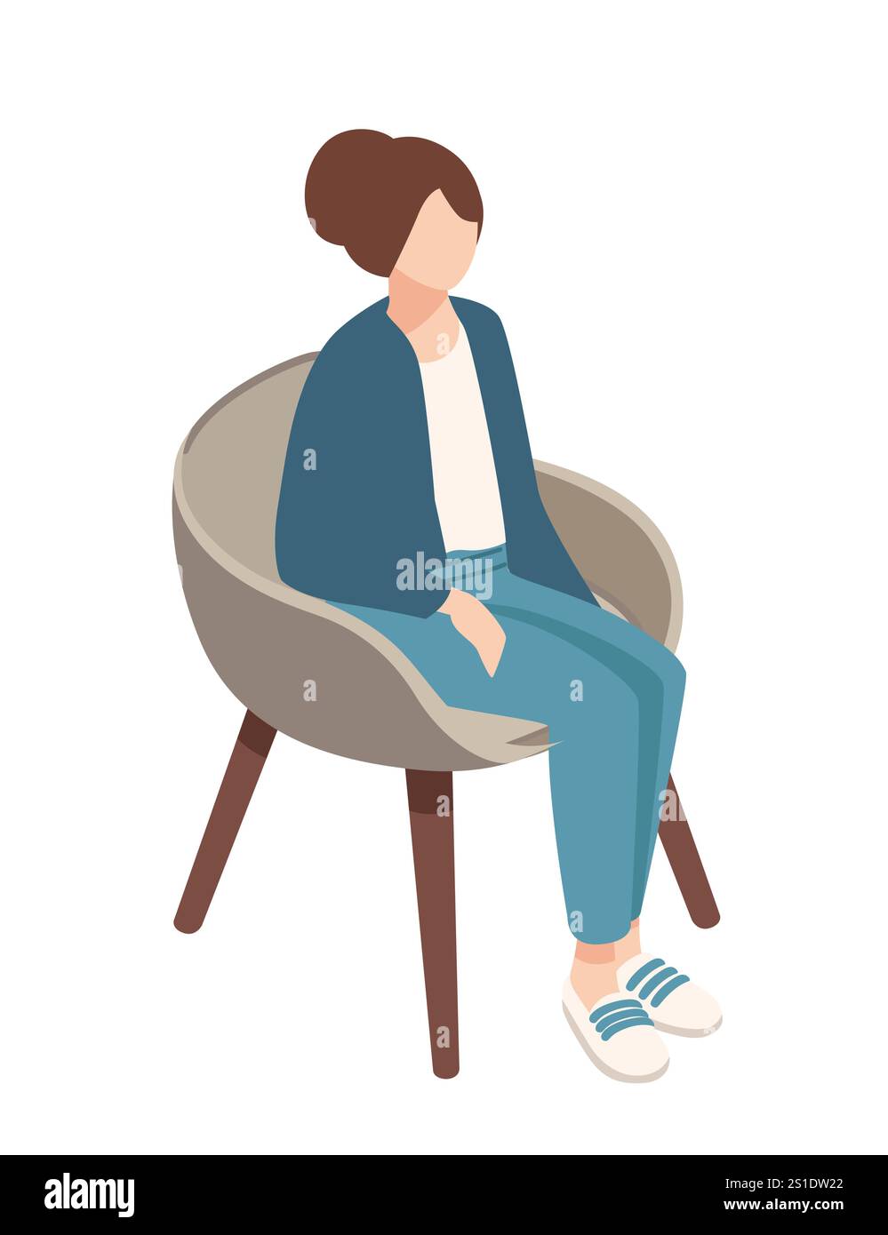 Relaxed casual posture Stock Vector Images - Alamy