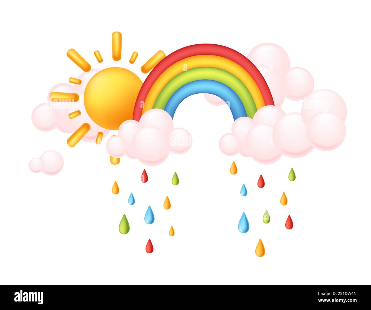 Raindrops grass Stock Vector Images - Alamy