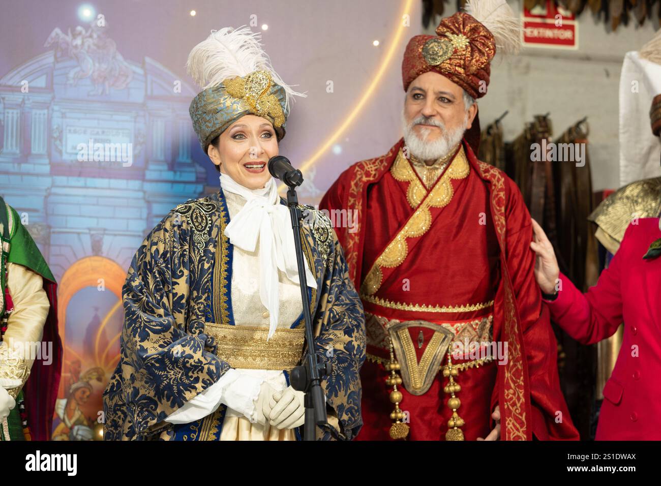 Madrid, Spain. 03rd Jan, 2025. The official presentation of the robes ...