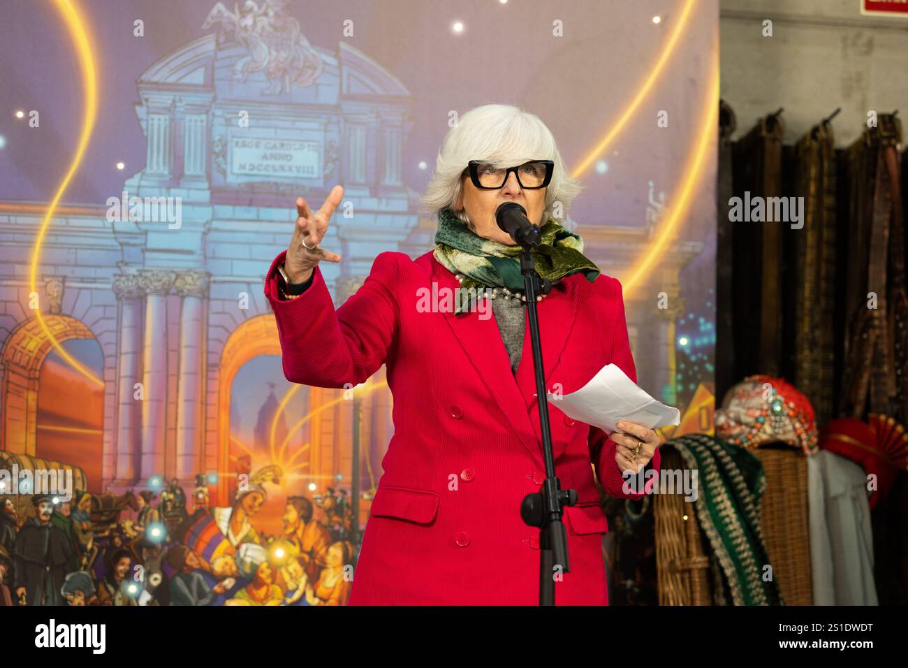 Madrid, Spain. 03rd Jan, 2025. The official presentation of the robes ...