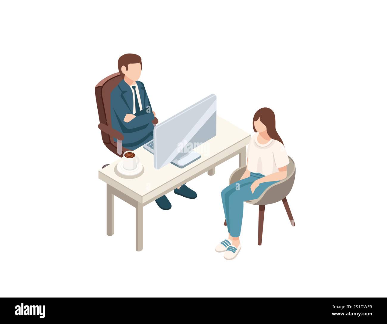 Vector cartoon representing work in Stock Vector Images - Alamy