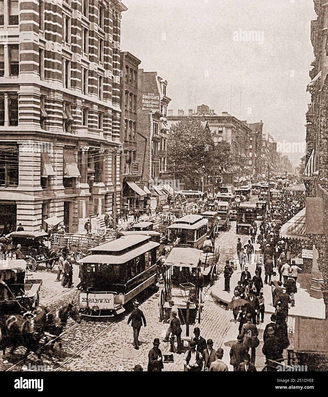 New york 1895 people hi-res stock photography and images - Alamy