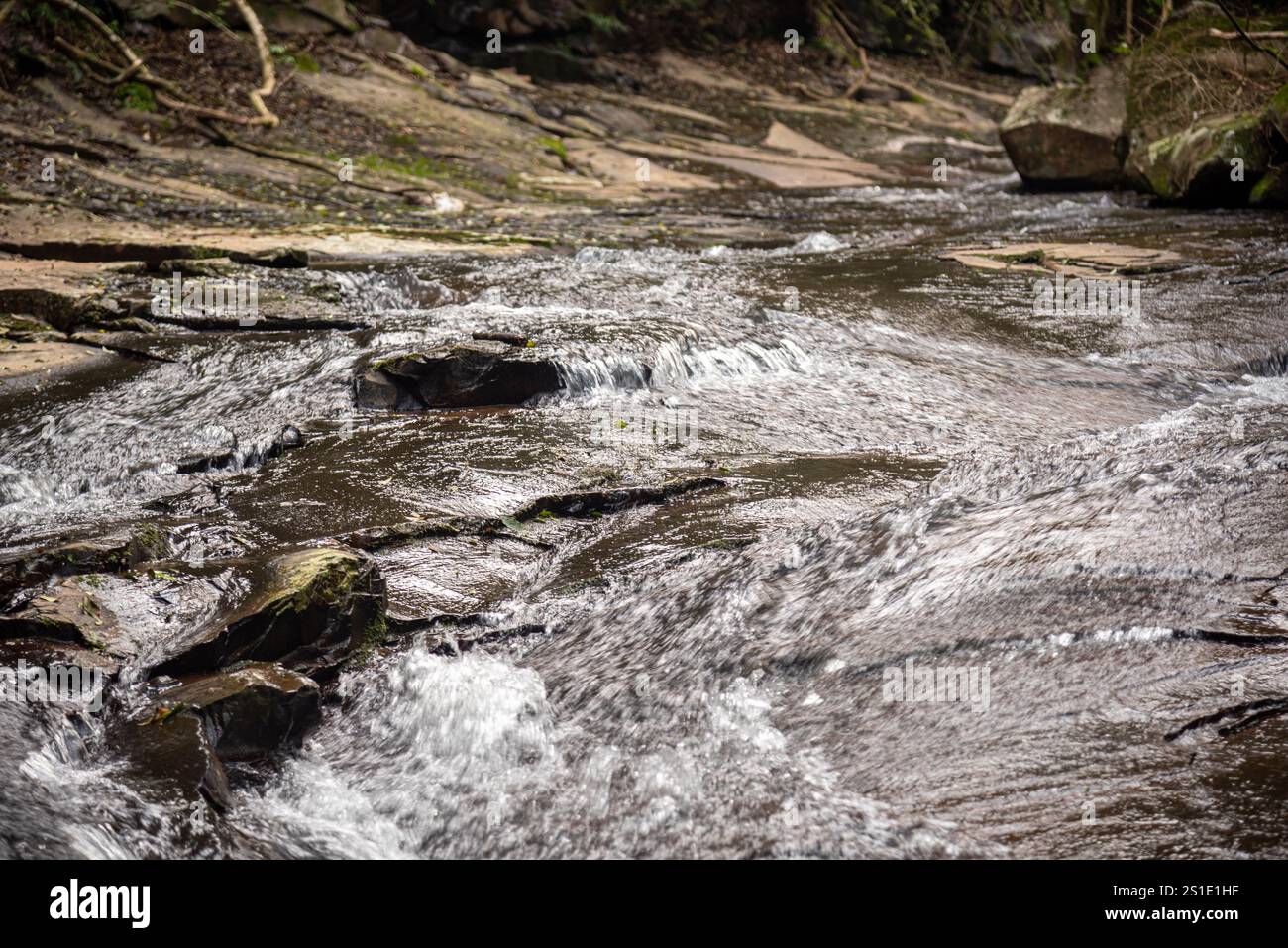 Stone stream in the city of Itaara RS Brazil Stock Photo - Alamy