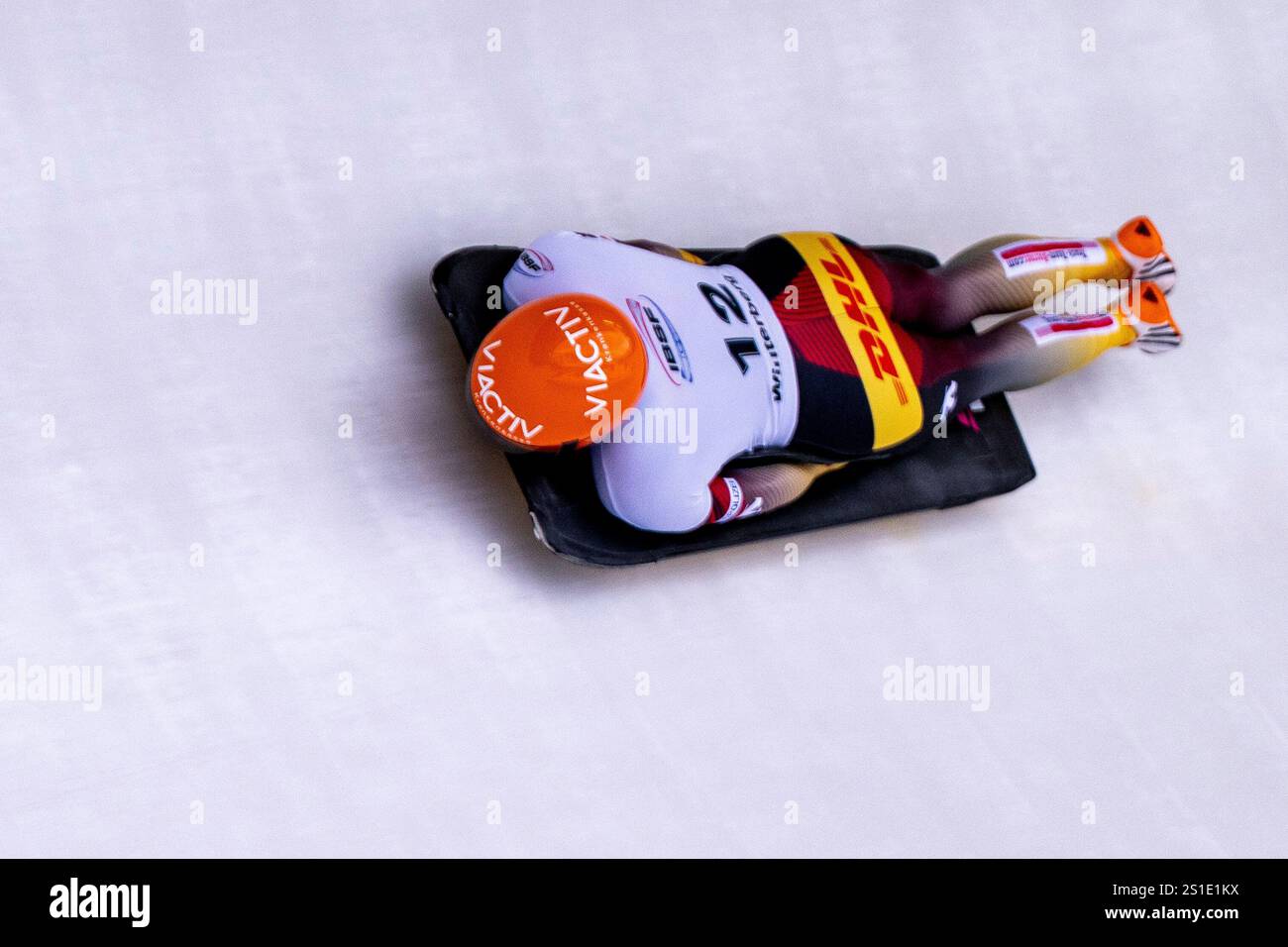 03 January 2025, North Rhine-Westphalia, Winterberg: Skeleton: World ...