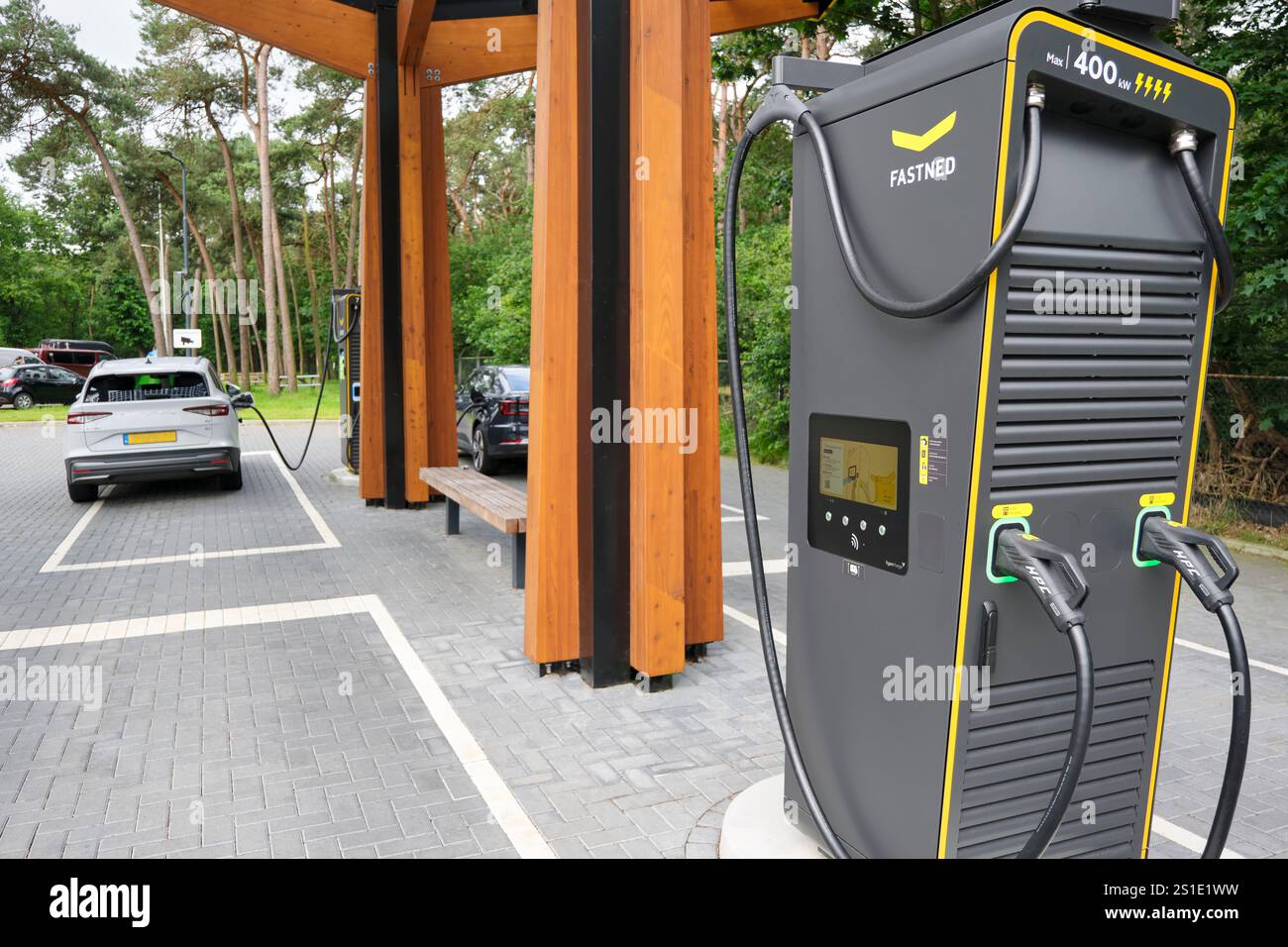 Fastned charging station for fast charging of batteries of modern ...