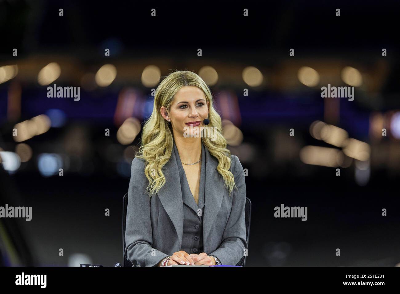 January 02, 2025: ESPN and the SEC Network host Laura Rutledge during ...