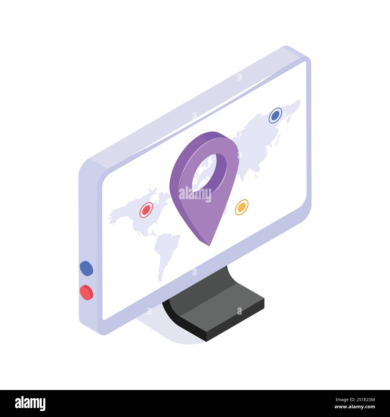 Take a look at this amazing icon of location tracking Stock Vector ...