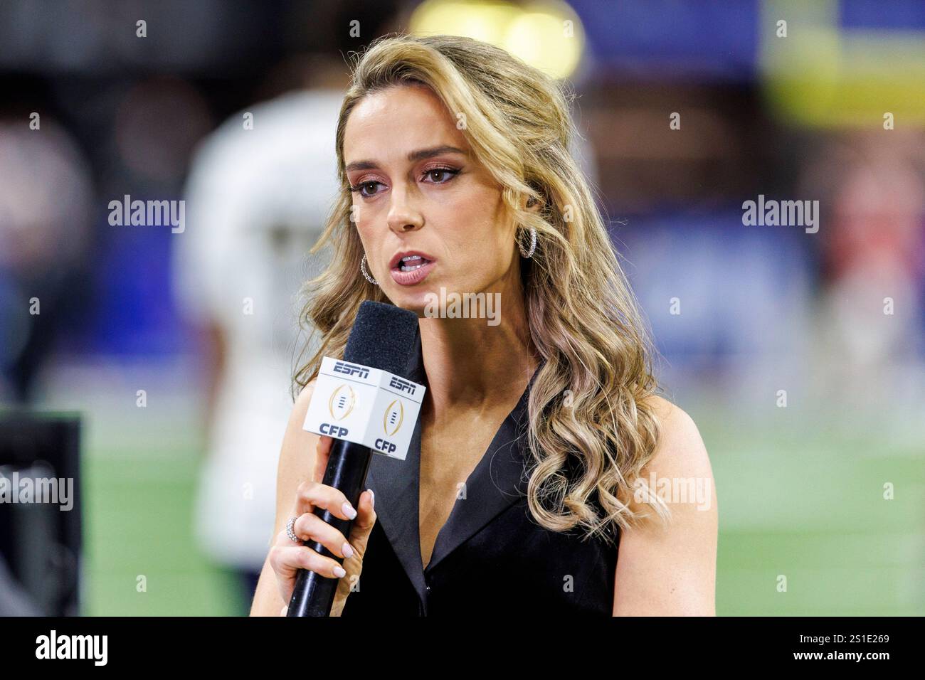 January 02, 2025: ESPN reporter Molly McGrath during NCAA football game ...