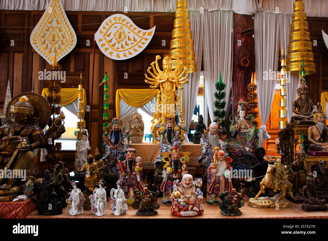 Ancient chinese god holy deity angel and antique Quan Yin or Kuan Yin ...