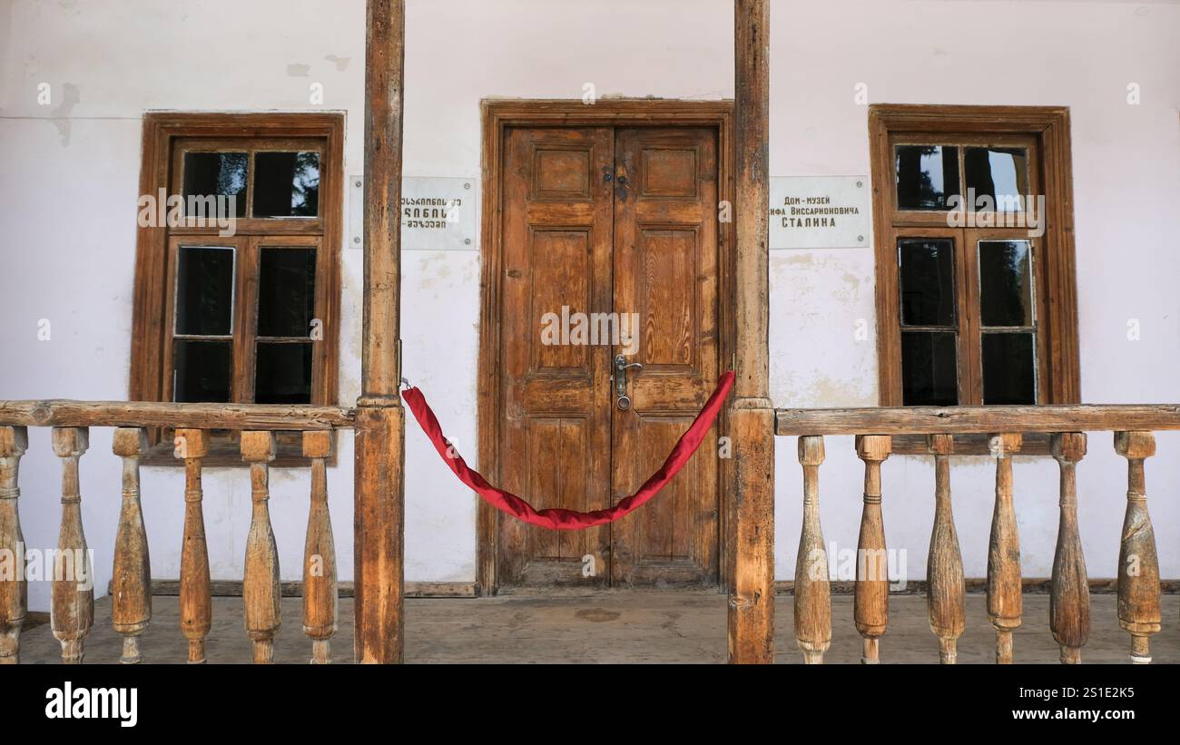 Joseph Stalin's house located inside Stalin Museum Stock Photo - Alamy