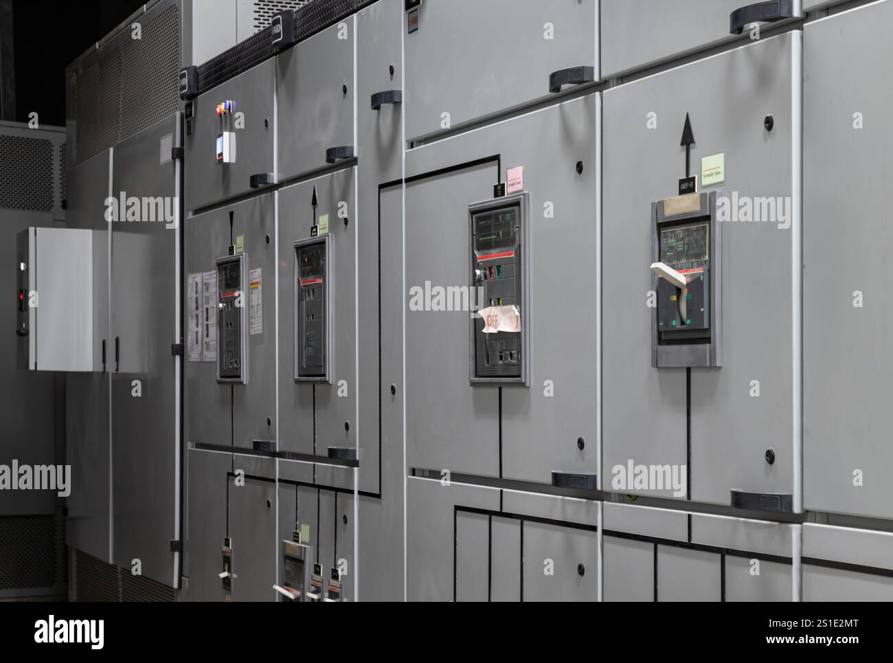 Bangkok, Thailand 03 Jan, 2025 - Perspective side view of Control panel ...