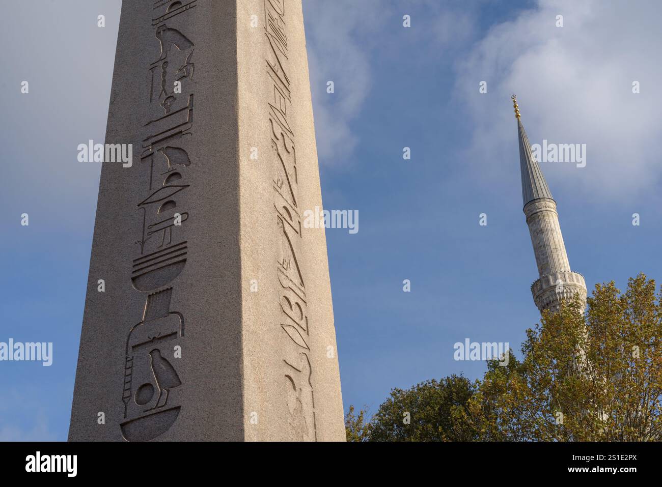 Obelisk of Theodosius on the former Roman Hippodrome, Istanbul ...