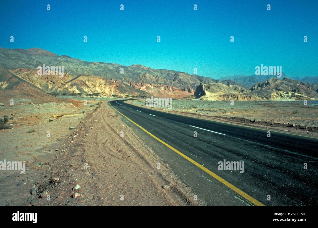 Coast road northbound, built by Israel, Border with Israel, Sinai ...