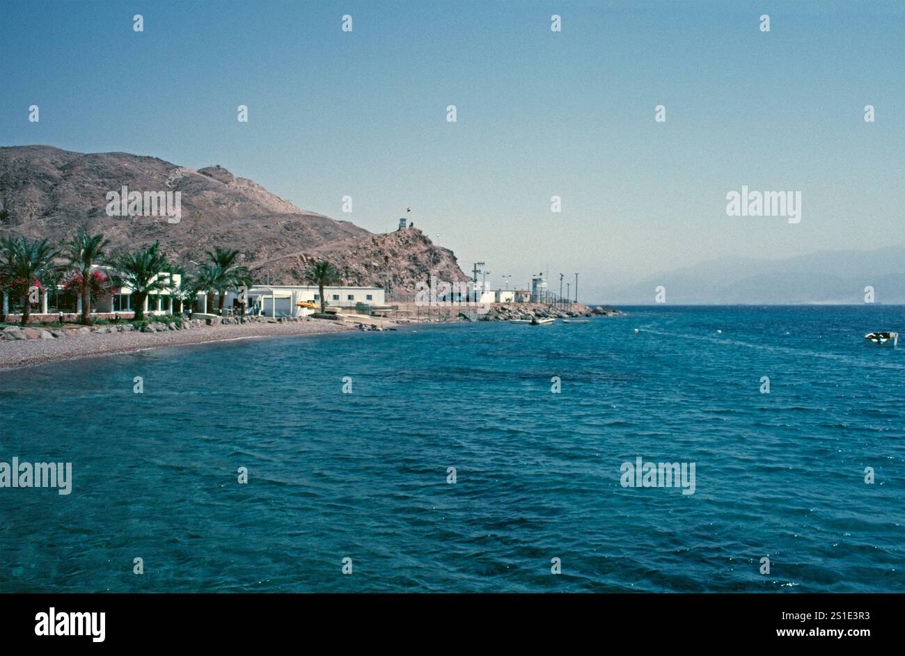 Taba, border with Israel, Sinai Peninsula, Egypt, September 1989 Stock ...