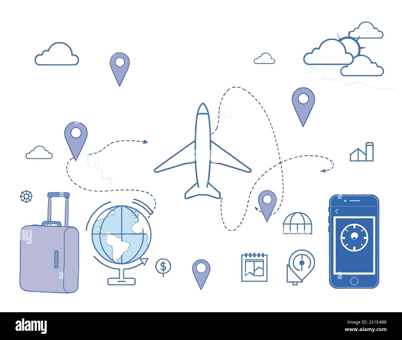 Traveling transport Cut Out Stock Images & Pictures - Alamy