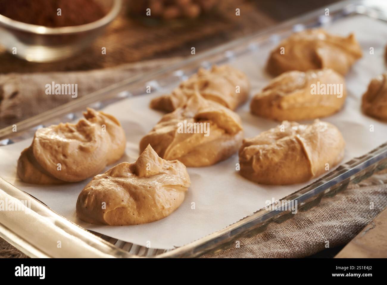 Preparation of alternative healthy sweets from greek yogurt, nut butter ...