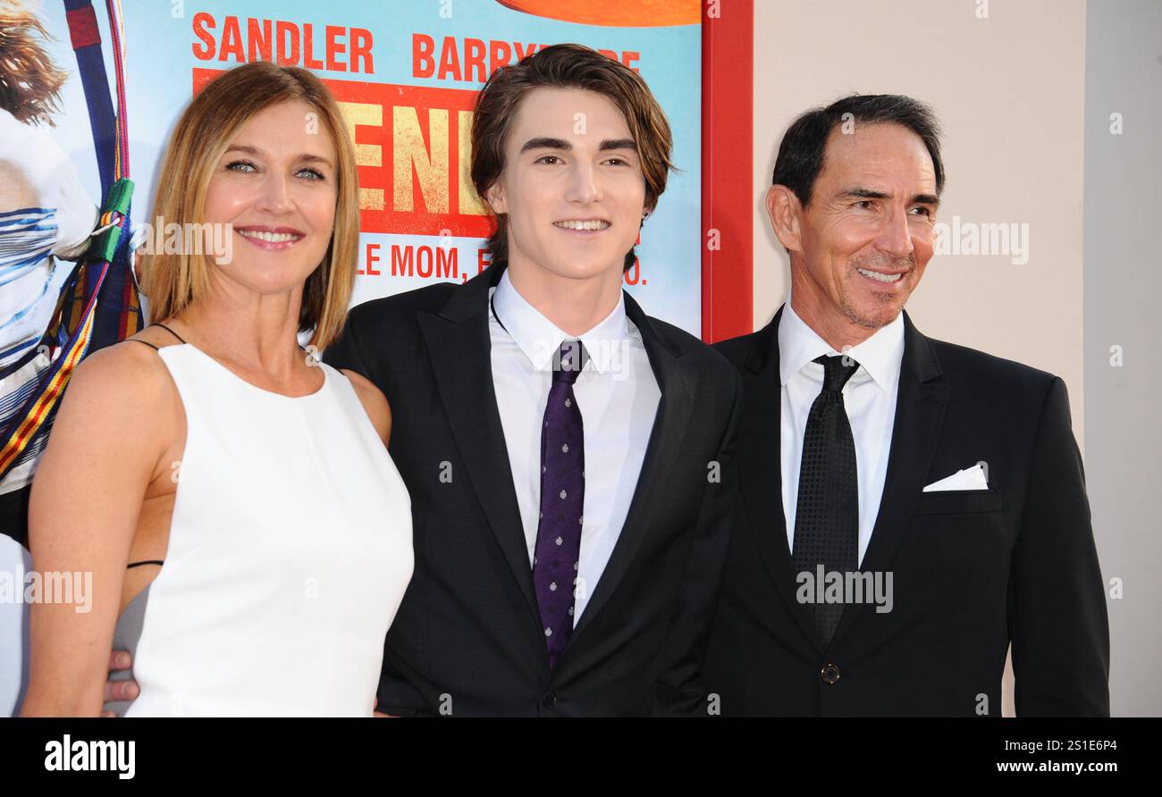 Brenda Strong and husband Tom Henri with their son Zak Henri at the Los ...