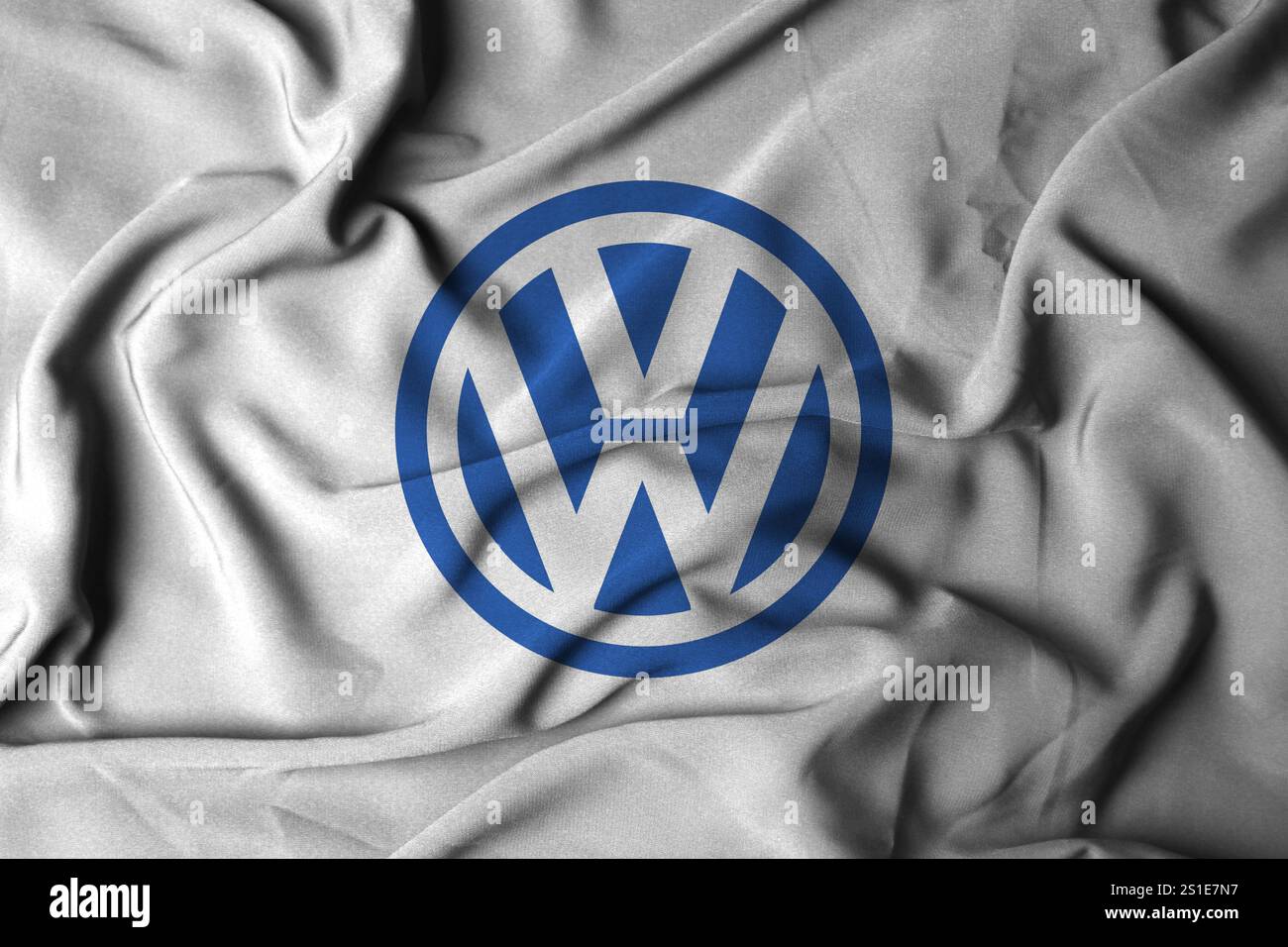 pringsewu, lampung; 03 january 2025; logo flag texture company Volkswagen ''VW'' is an ...